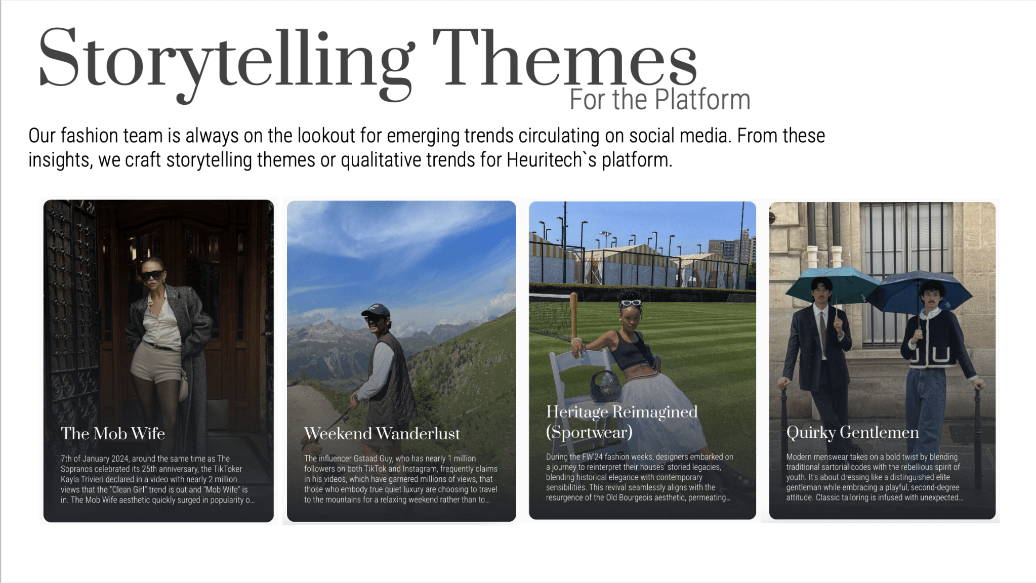 One Year Of Fashion Insights: 2024 - Heuritech's report